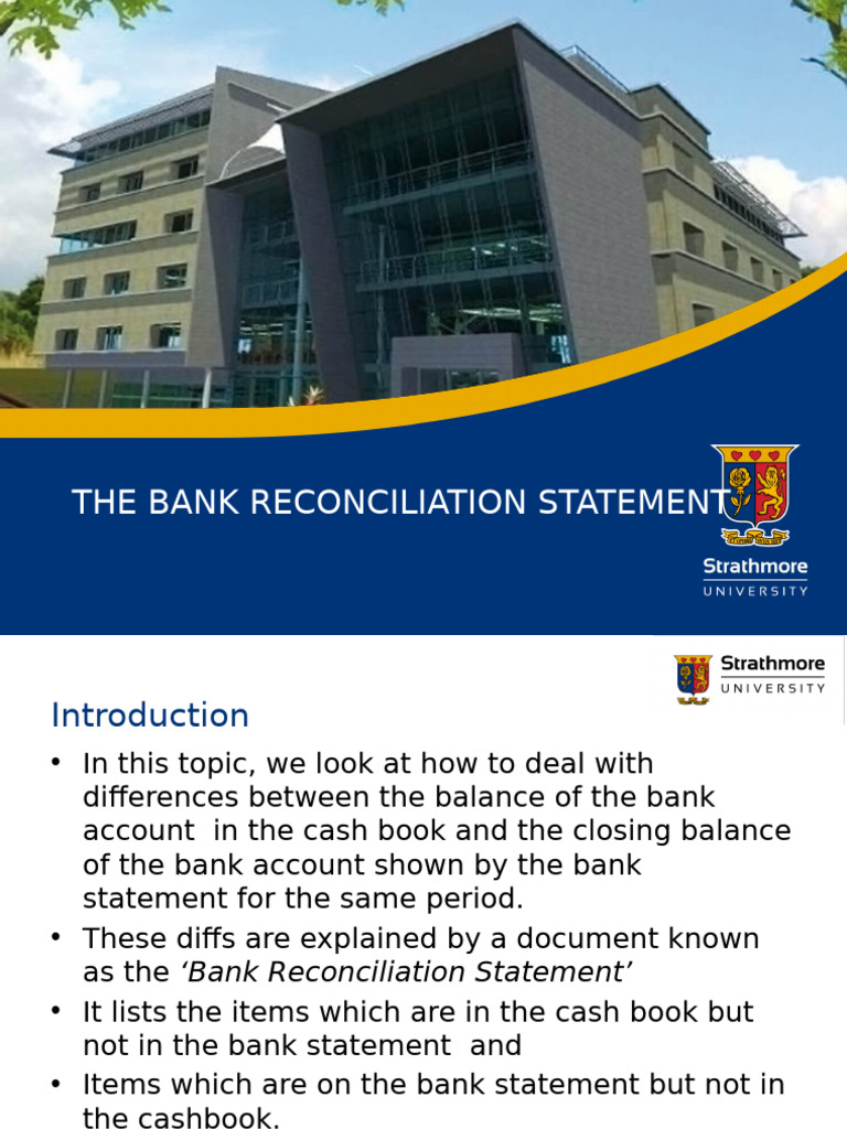 Understanding Bank Reconciliation | PDF | Banks | Payments