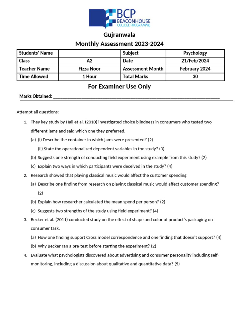 Assessment A2 | PDF