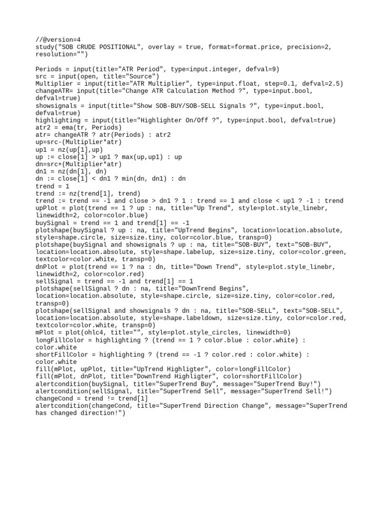 Sob Crudeoil Positional Setup | PDF | Arithmetic | Mathematics