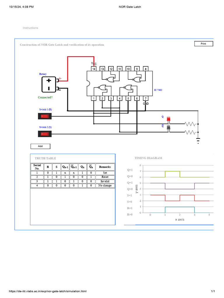 Latch Experiment Pdf