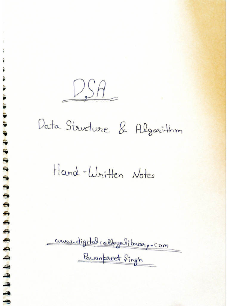 DSA Notes Digital College | PDF
