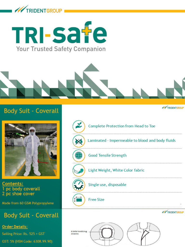 Product Brochure - Tri Safe v3.0 | PDF | Textiles | Materials