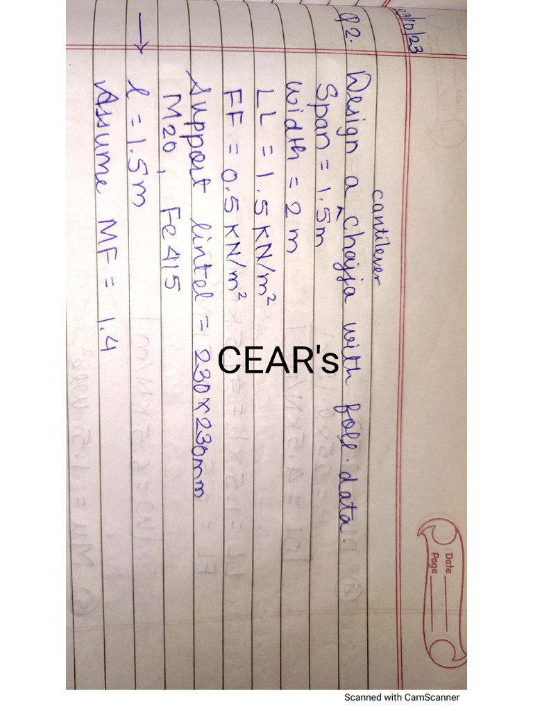 CEAR's HW | PDF