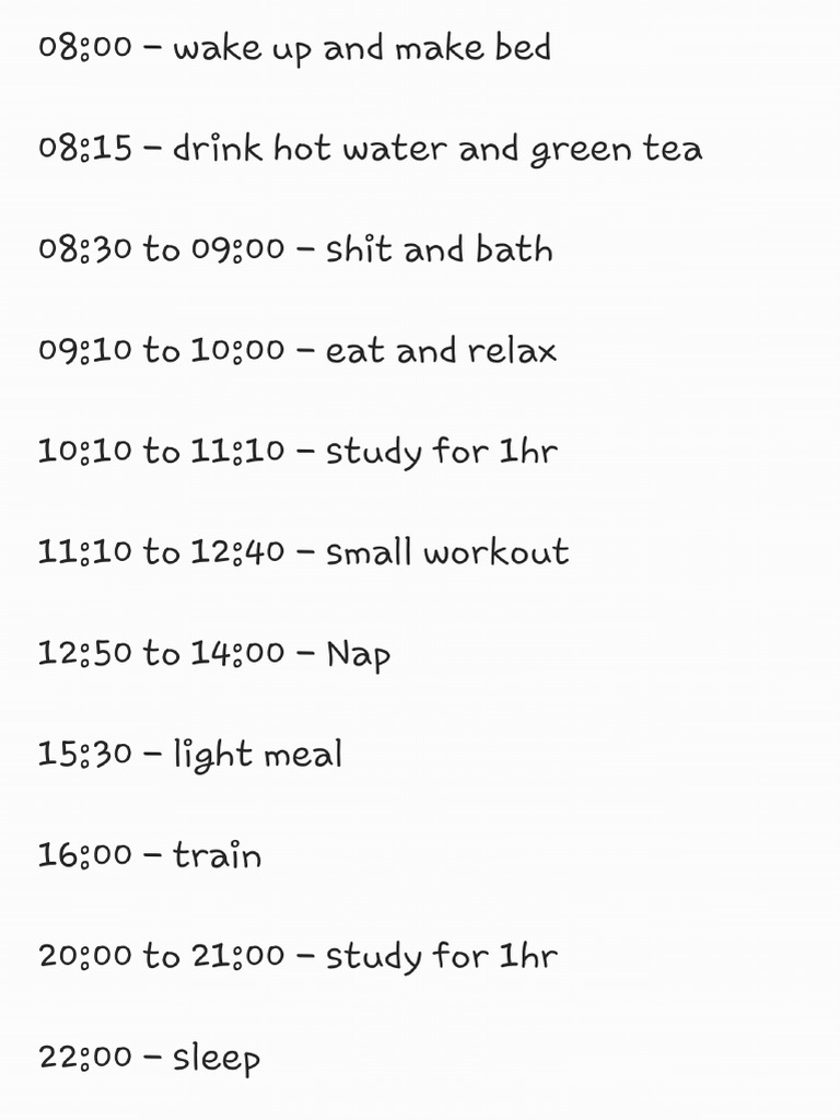 Daily Timetable - 241016 - 170650 | PDF