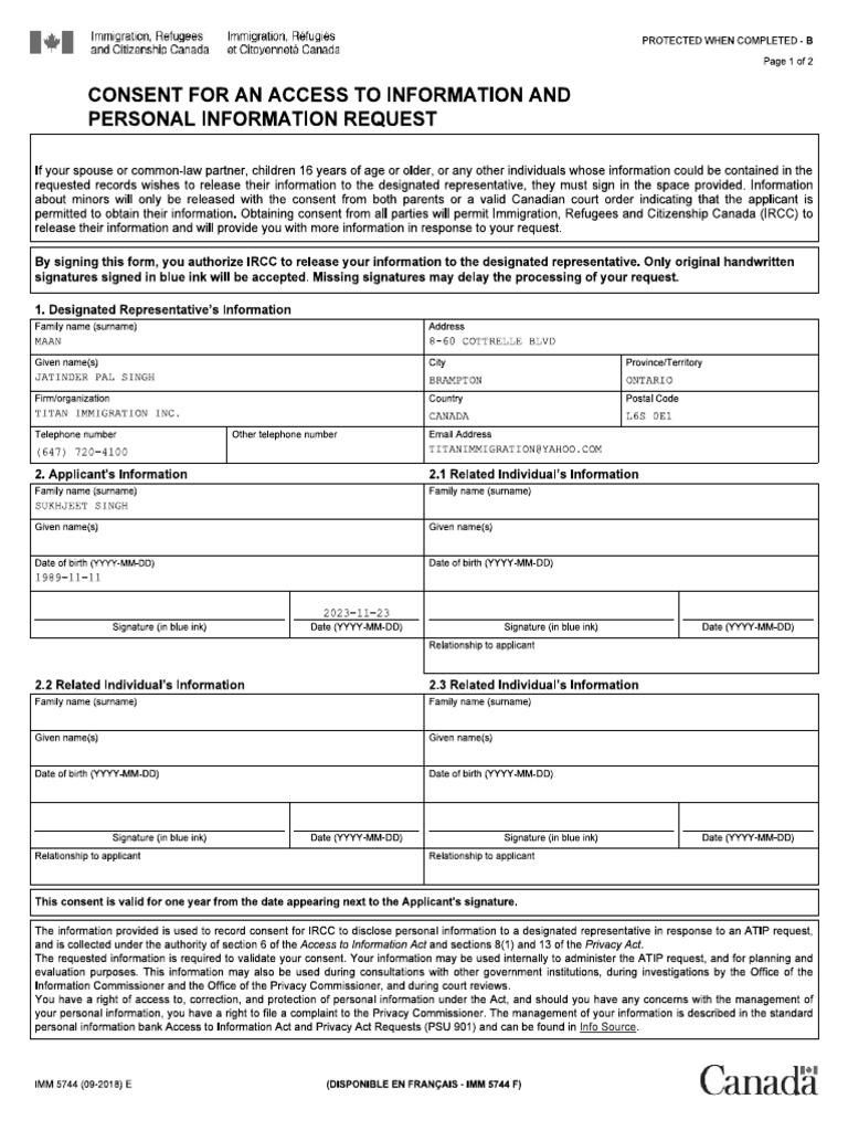 Consent form IRCC.pdf | PDF