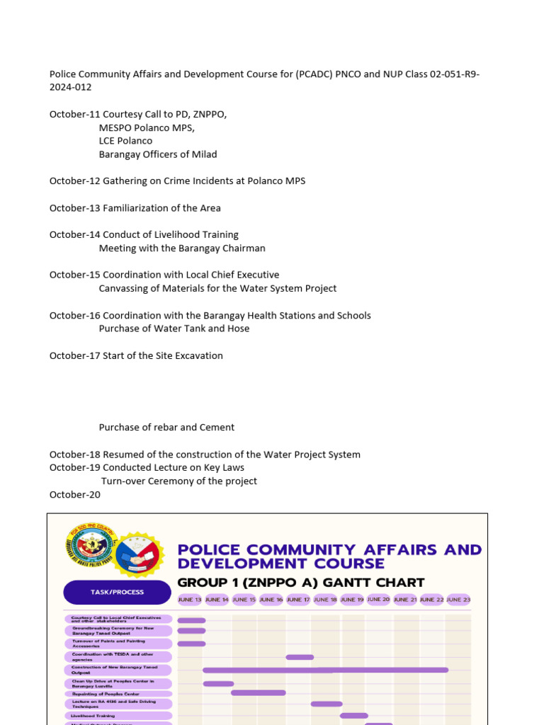 For Gannt Chart | PDF