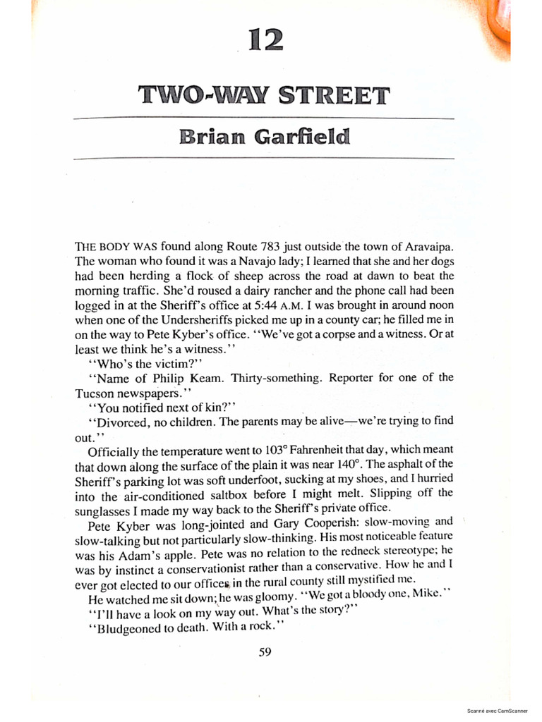 Two Ways Street and Questions | PDF | Murder