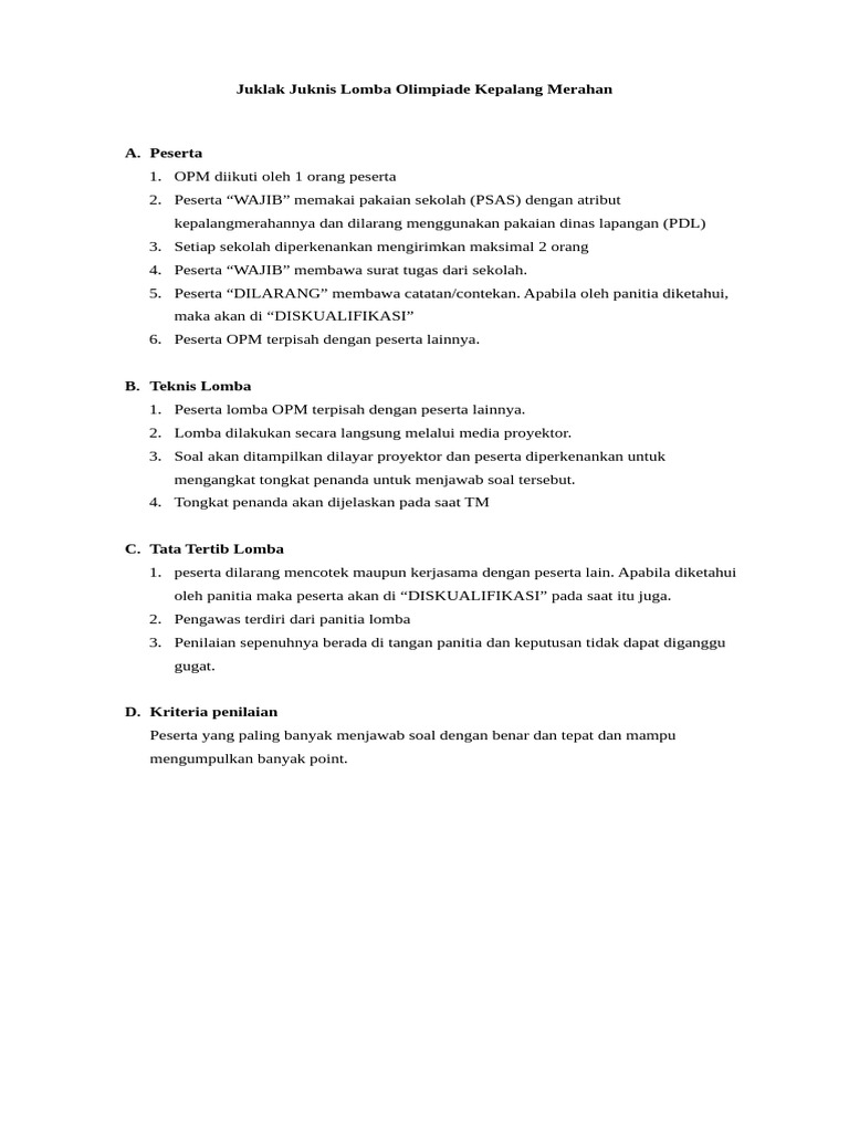 Juklak Juknis LCC | PDF | Karier & Perkembangan