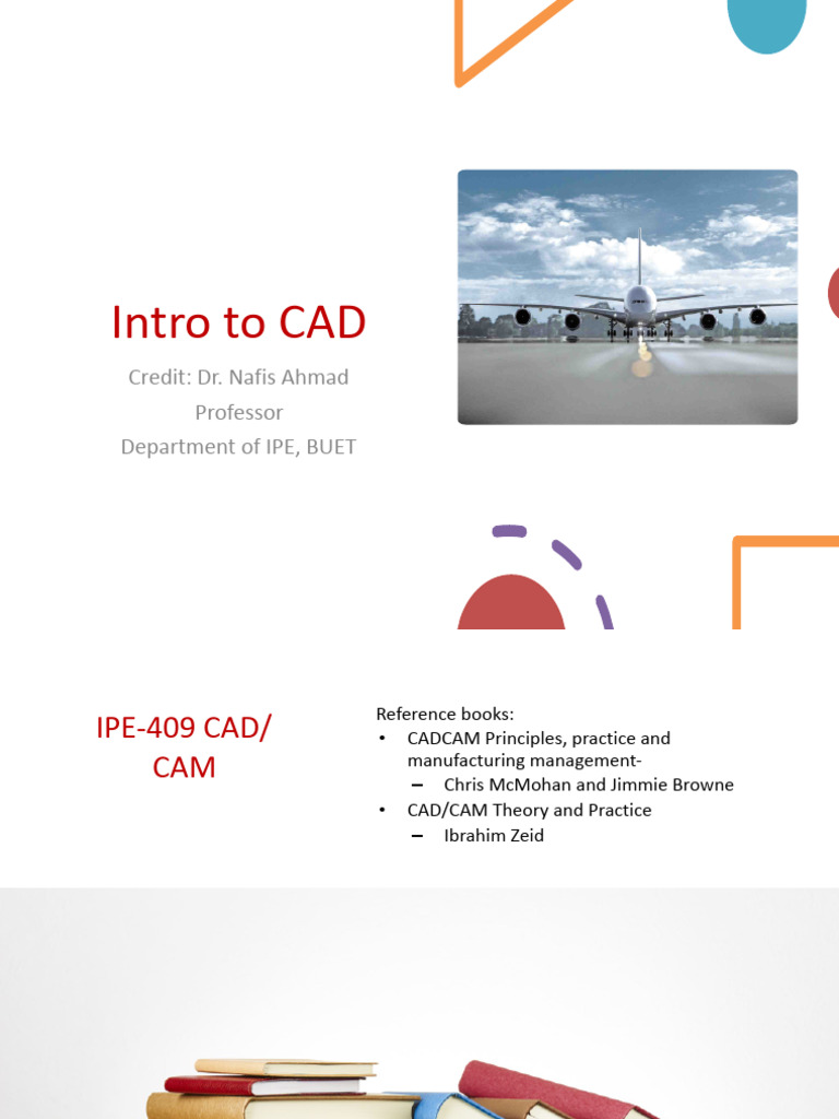 1 Intro To CAD | PDF | Computer Aided Design | Engineering