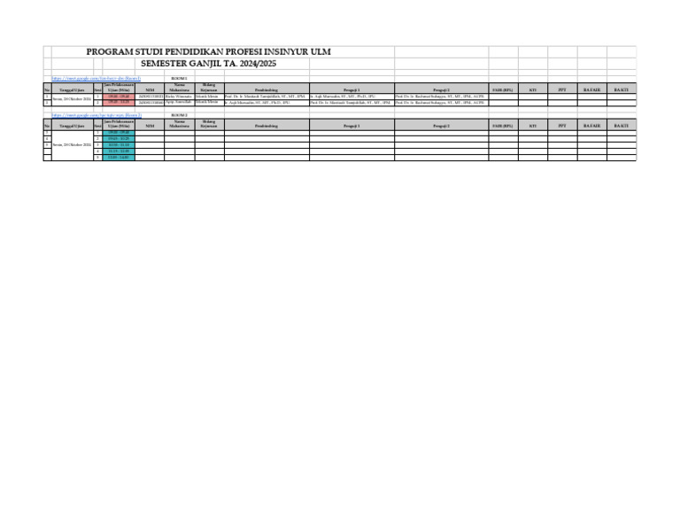 Jadwal Batch 1 | PDF | Technology & Engineering