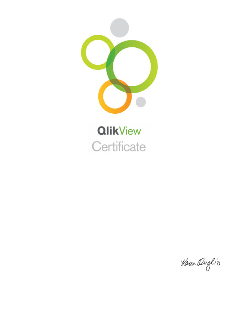 QlikView 11 Developer Certificate | PDF QlikView 11 Developer Certificate | PDF