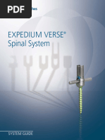 DEPUY SYNTHES - Expedium 5.5 | PDF | Vertebra | Screw