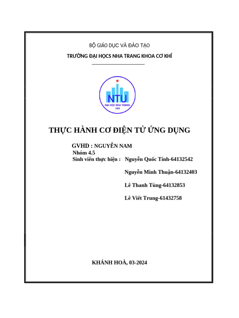 Báo Cáo BT1 - Nhóm 4.5 | PDF