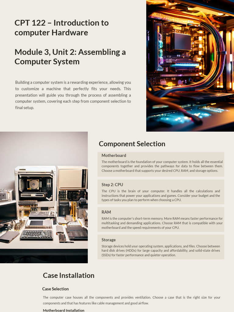 Module 3 Unit 2 - PowerPoint | PDF | Computer Data Storage | Solid State Drive