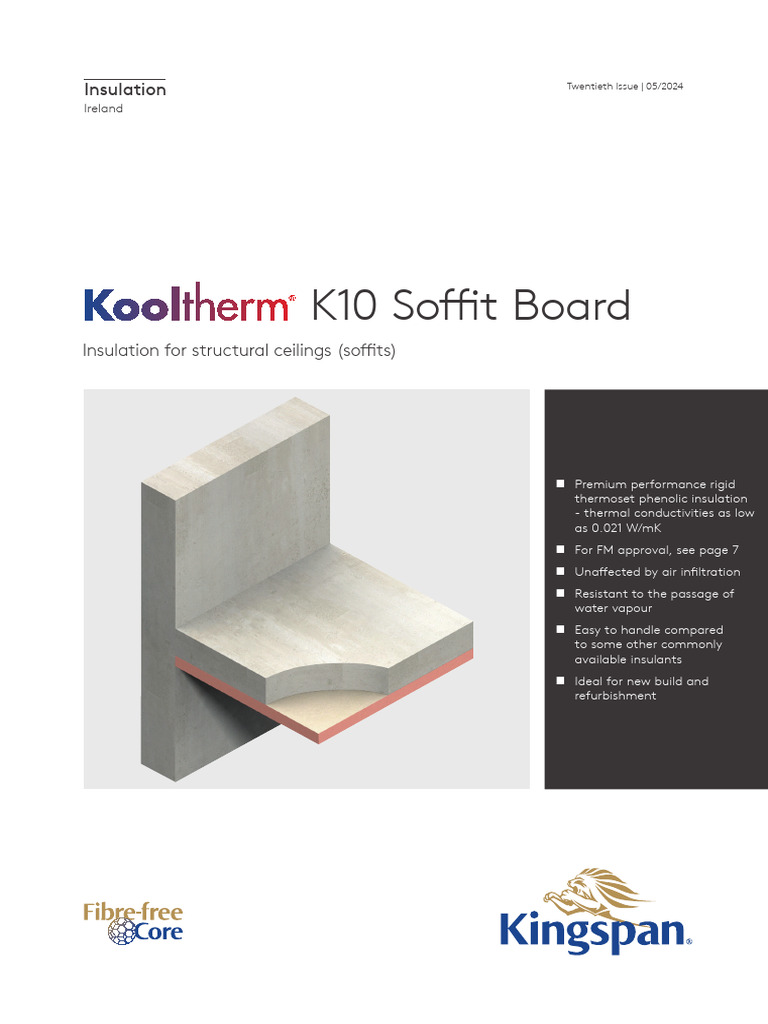 Kingspan Kooltherm k10 Brochure en Ie | PDF | Thermal Insulation ...