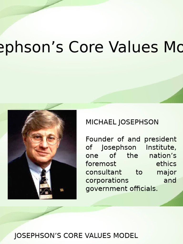 Josephson's Ethical Decision-Making Model | PDF | Morality | Integrity