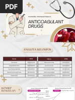 Obat Antikoagulan, Koagulan, Hemostatika - Farmakologi-Tetria | PDF