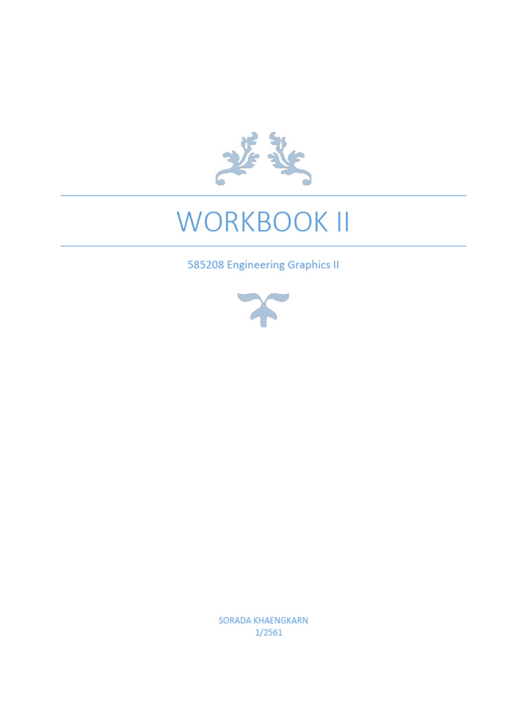 Engineering Drawings Workbook II - Update | PDF | 3 D Computer Graphics ...
