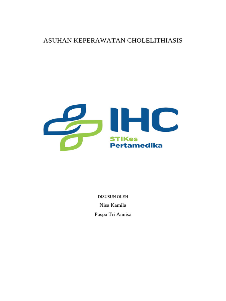 Asuhan Keperawatan Cholelithiasis | PDF