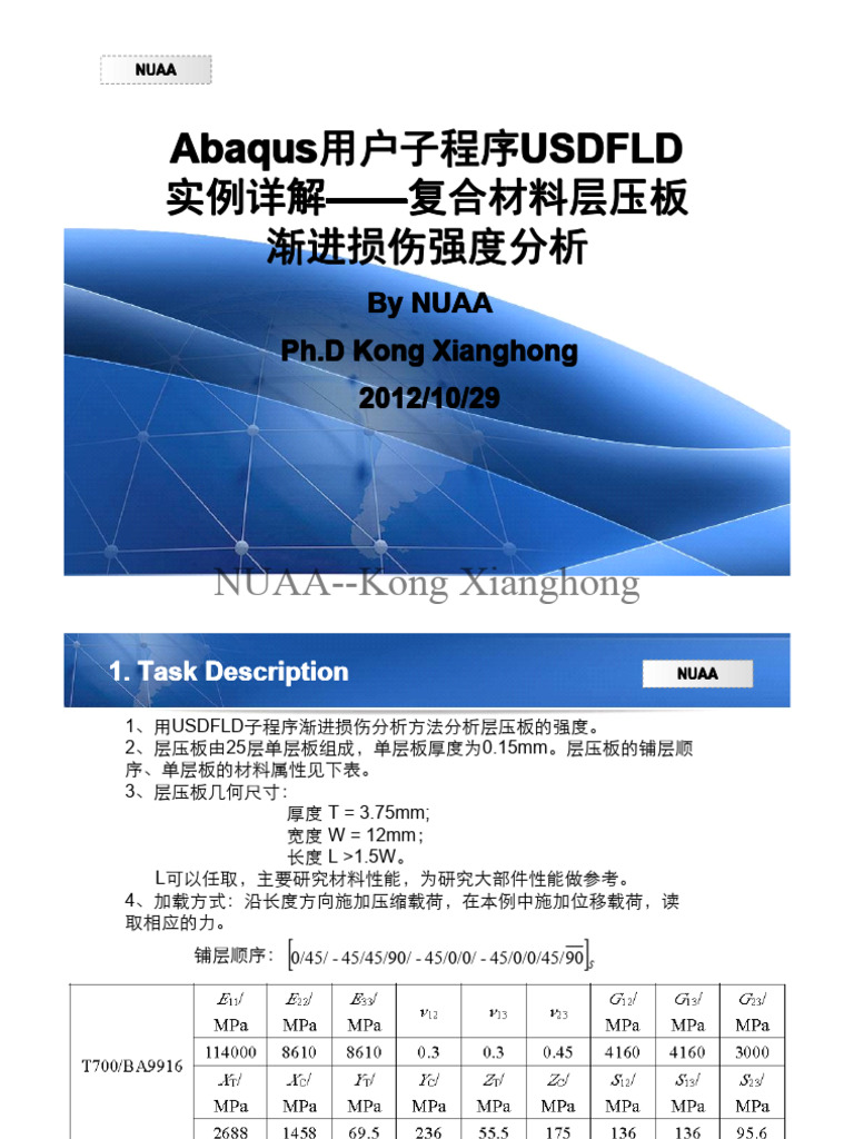 Abaqus用户子程序USDFLD实例详解 | PDF