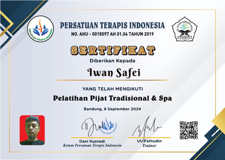 SERTIFIKAT Iwan | PDF