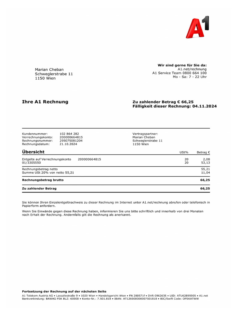 02 Online Rechnung