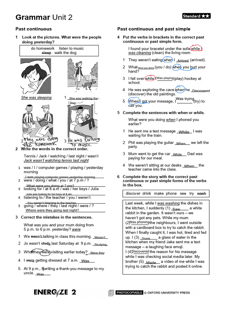 Energize2 G&V Unit 2 Standard | PDF