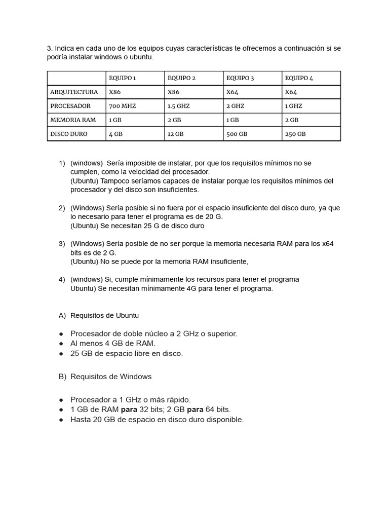 Compatibilidad de Sistemas Operativos | PDF | Informática