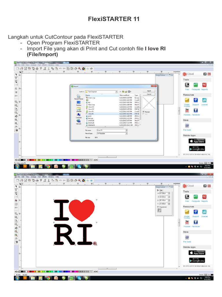 Langkah Penggunaan Flexi Starter 11 | PDF