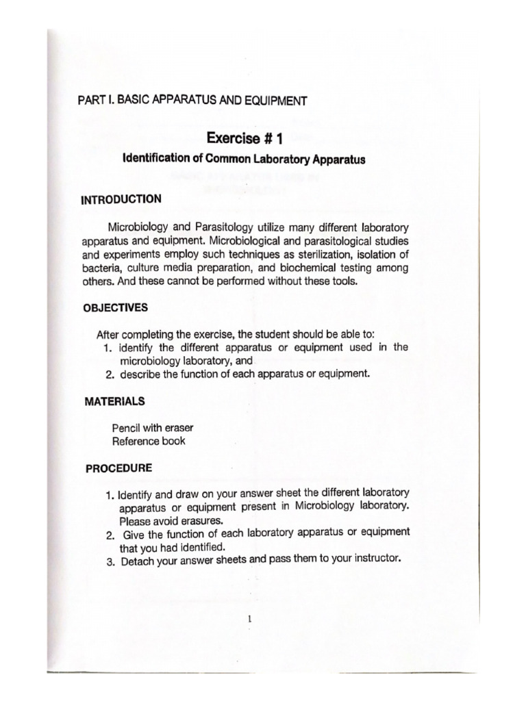 Microbio Lab Activity 1 | PDF