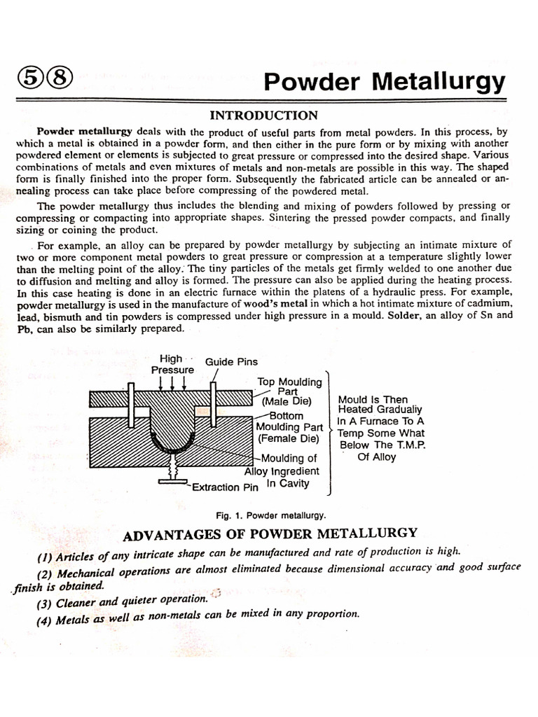 Powder Metallurgy | PDF