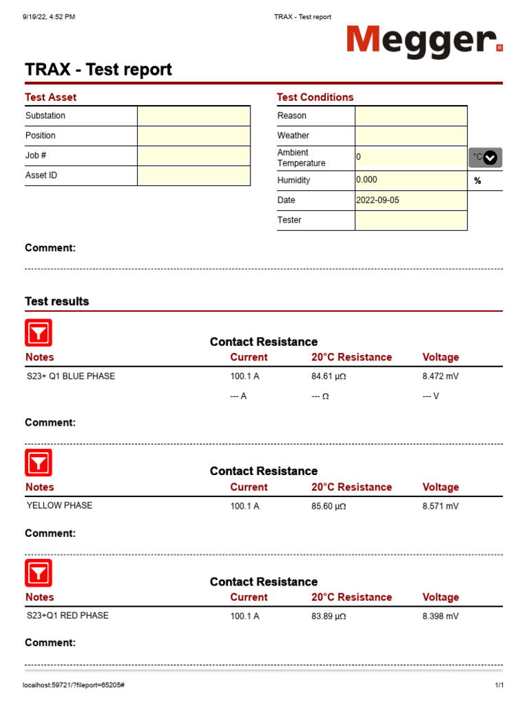 TRAX - Test Report S23 +Q1 | PDF