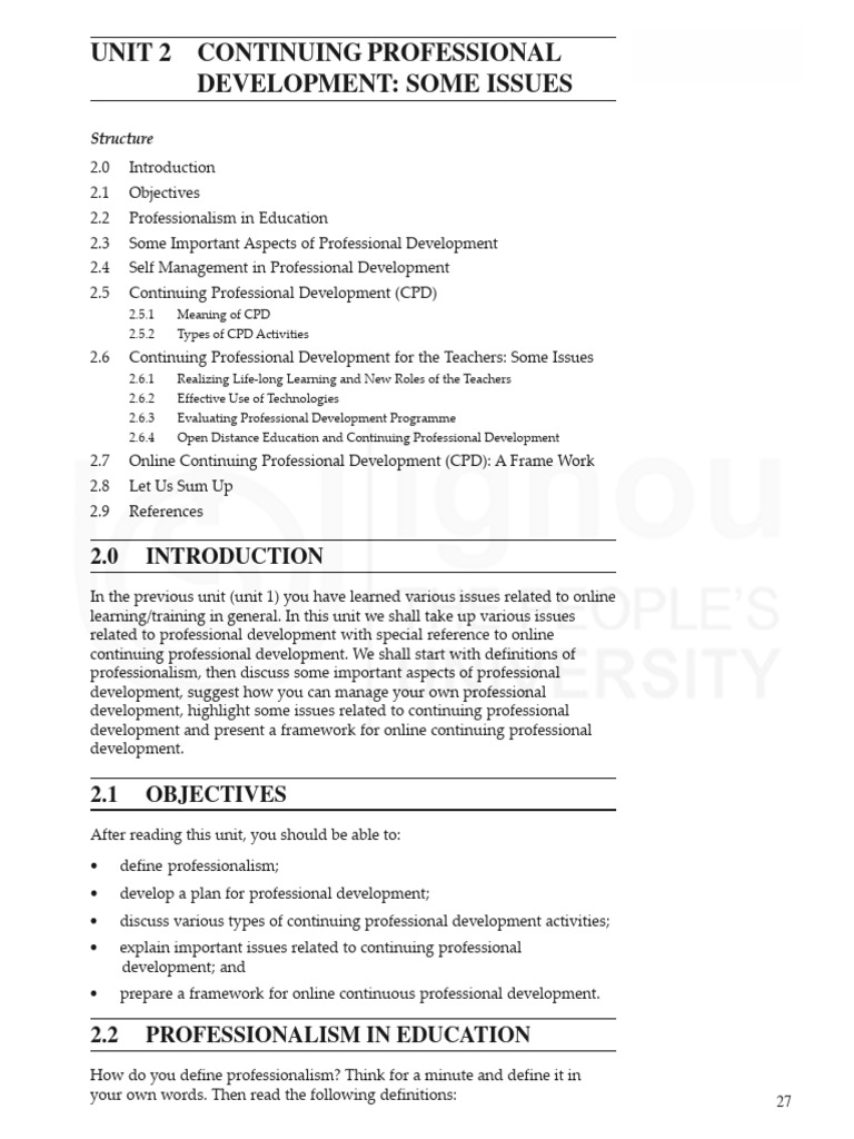 Unit 2 | PDF | Educational Technology | Professional Development