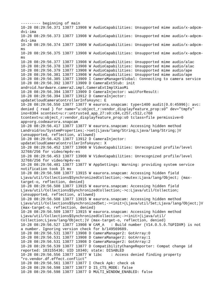 Xiaomi Camera and Audio Capabilities | PDF | Pointer (Computer Programming) | Software