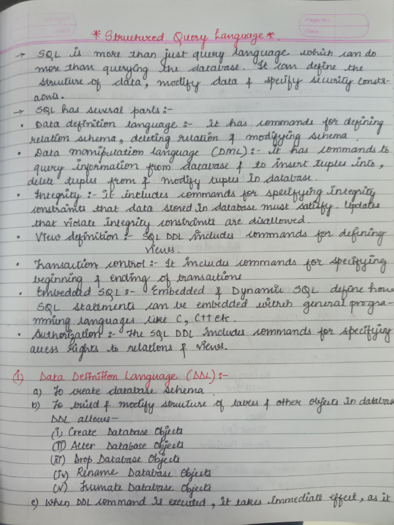 Mod 4 Structured Query Language | PDF