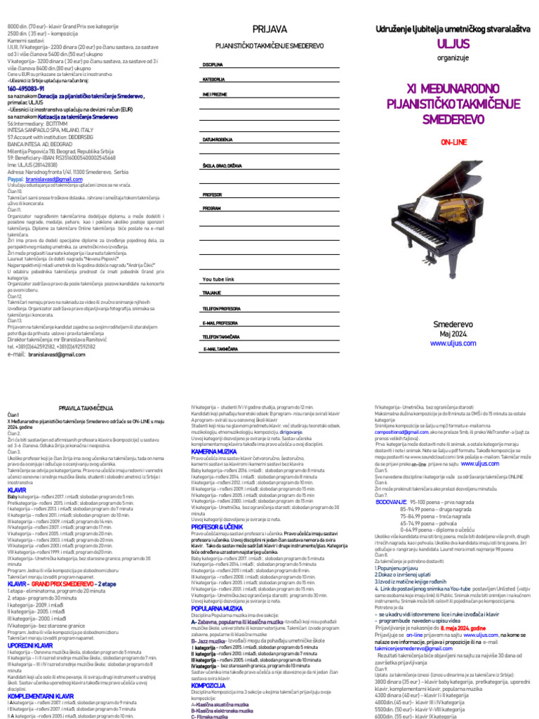 Prijava 2024 Word New | PDF