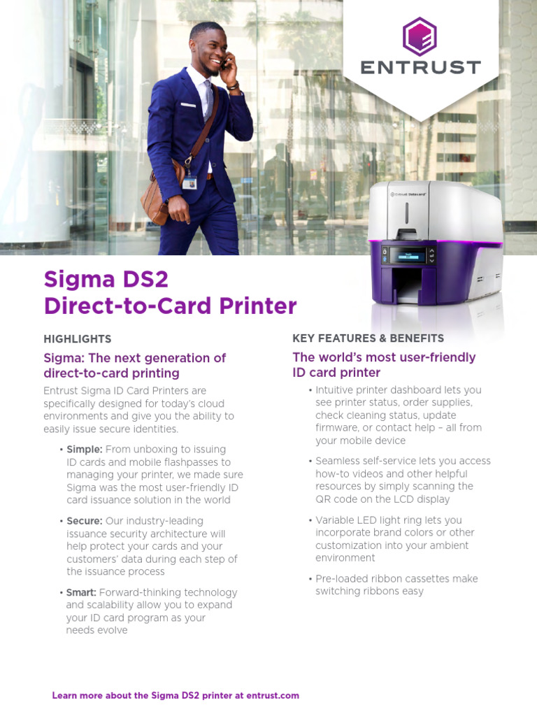 Sigma ds2 Direct To Card Printer Ds | PDF | Printer (Computing) | Computing