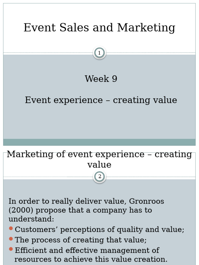 Week 9 - ESM | PDF | Experience | Brand