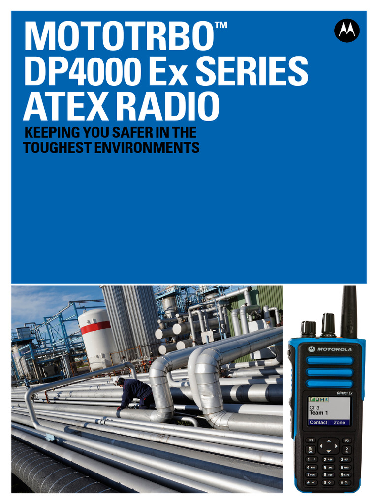 Walkie Motorola DP4401 Atex | PDF | Electronics | Information And ...