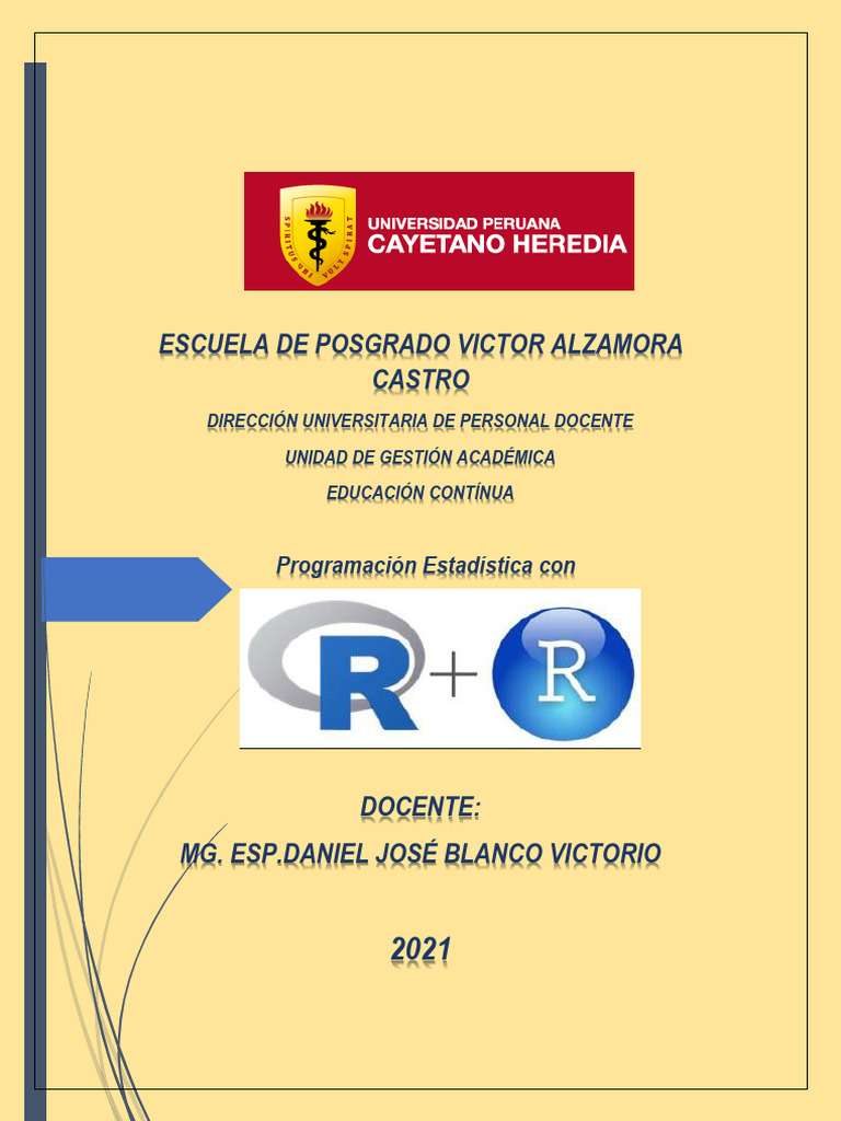 CursoRstudio 2 UPCH DJBV MANUAL | PDF | Diferencia | Cuantil