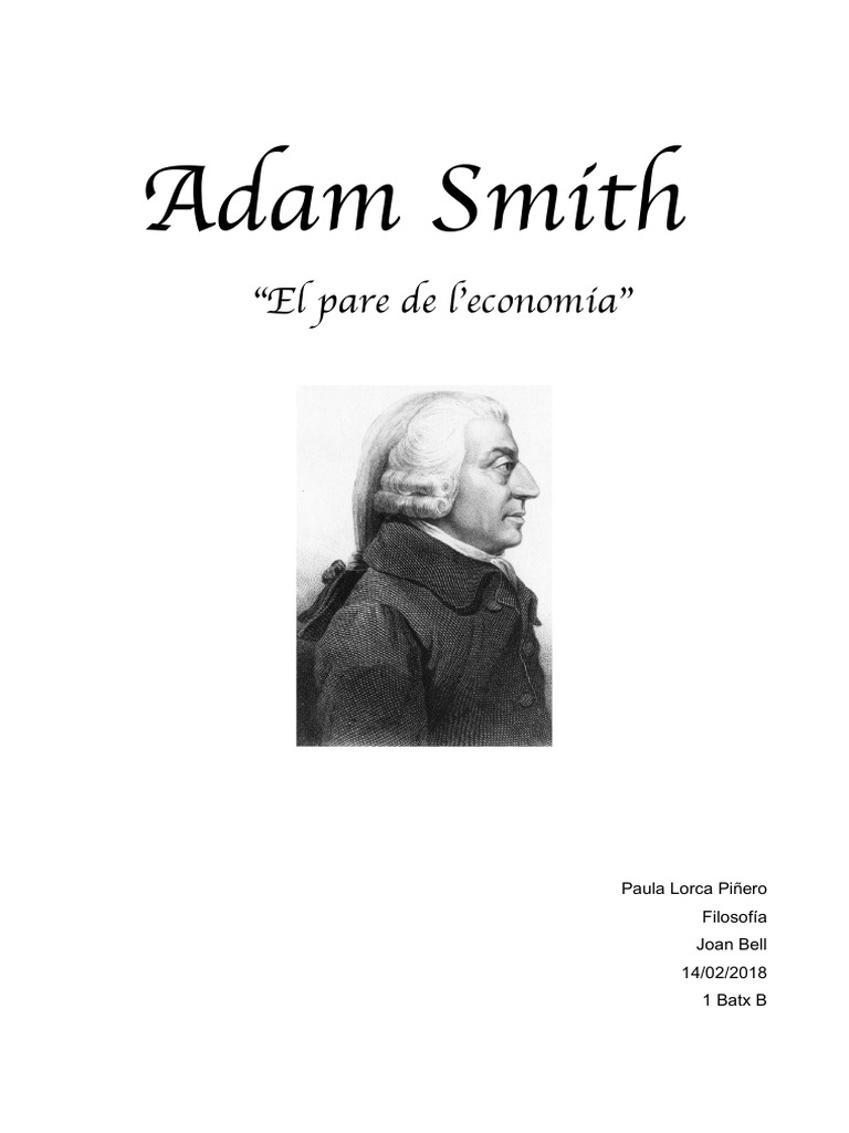 Adam Smith Treball Filo PDF | PDF