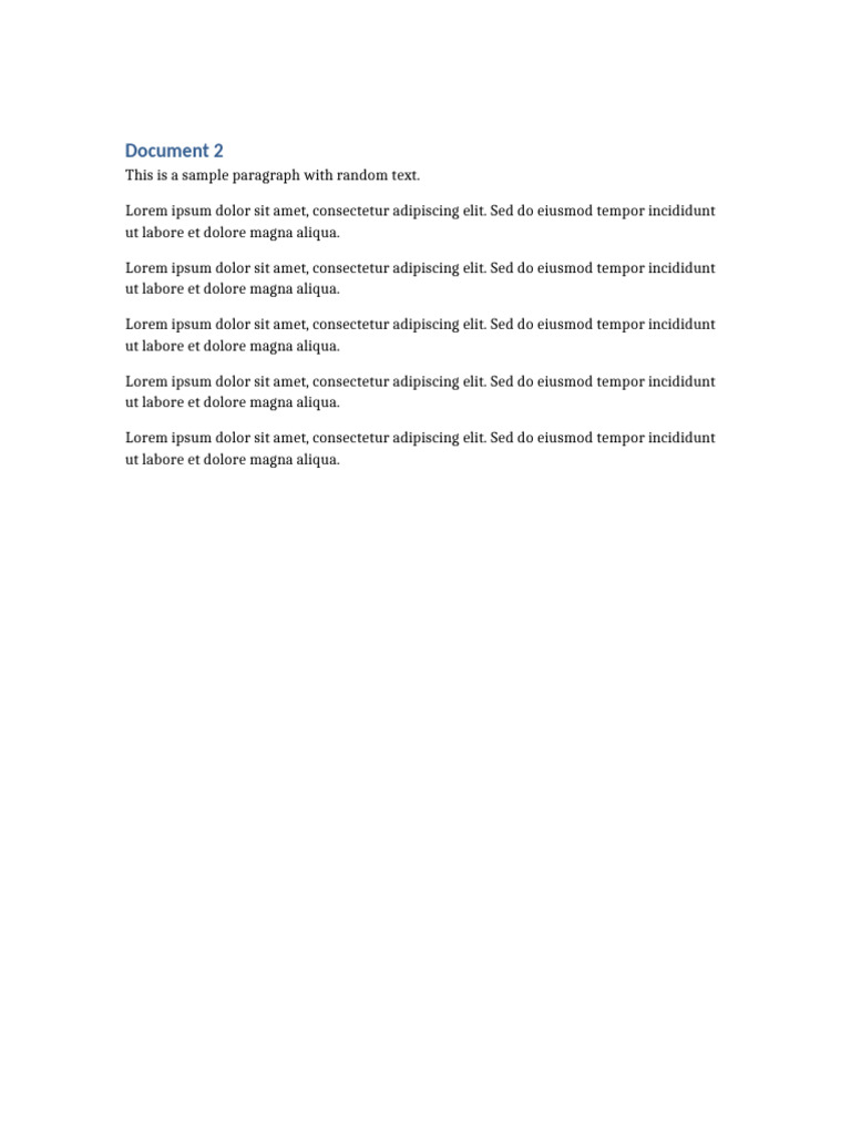 Random Doc 2 | PDF