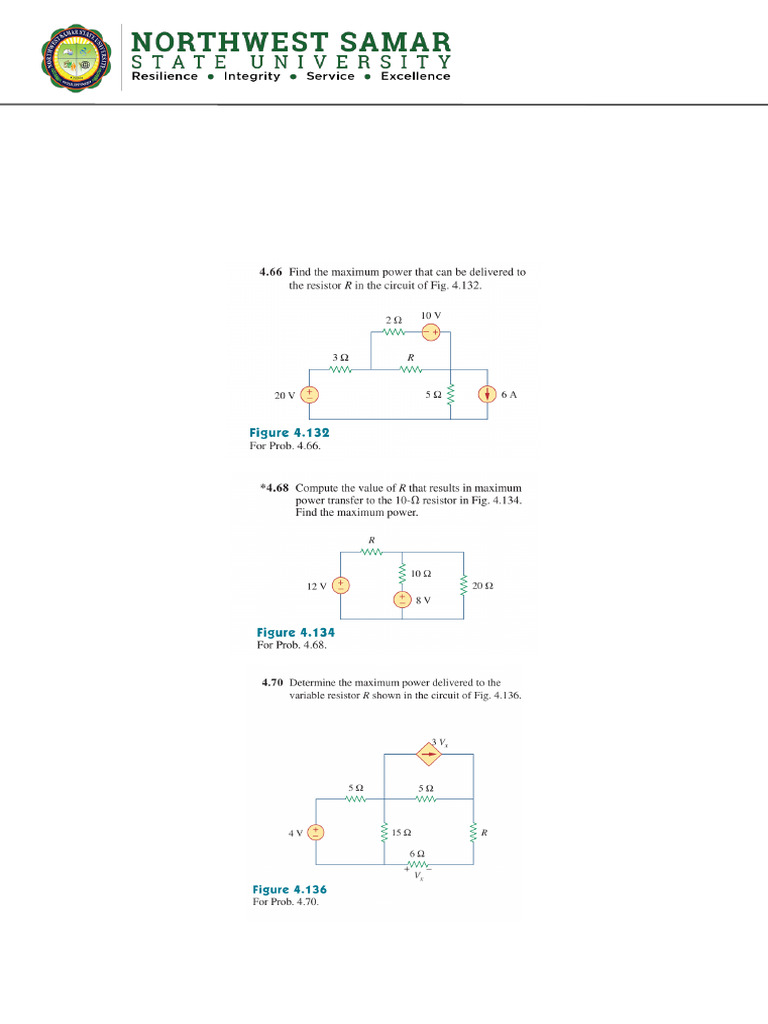 Engineering Students: Circuit Theorems | PDF | Science & Mathematics | Technology & Engineering