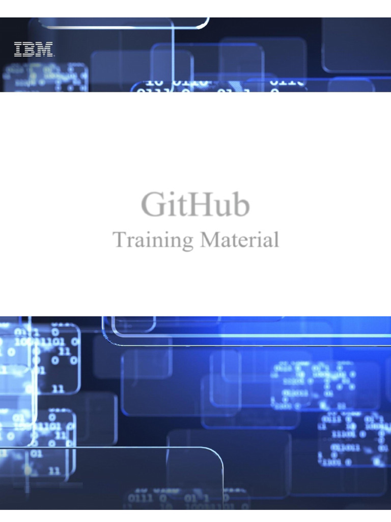 Github IBM Template | PDF | Version Control | Computing