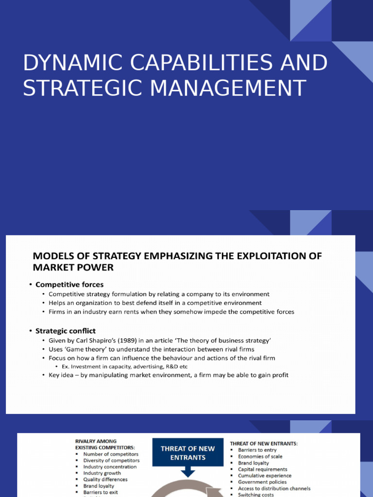 Core-Dynamic Capabilities and Strategic Management | PDF | Strategic Management | Competitive ...