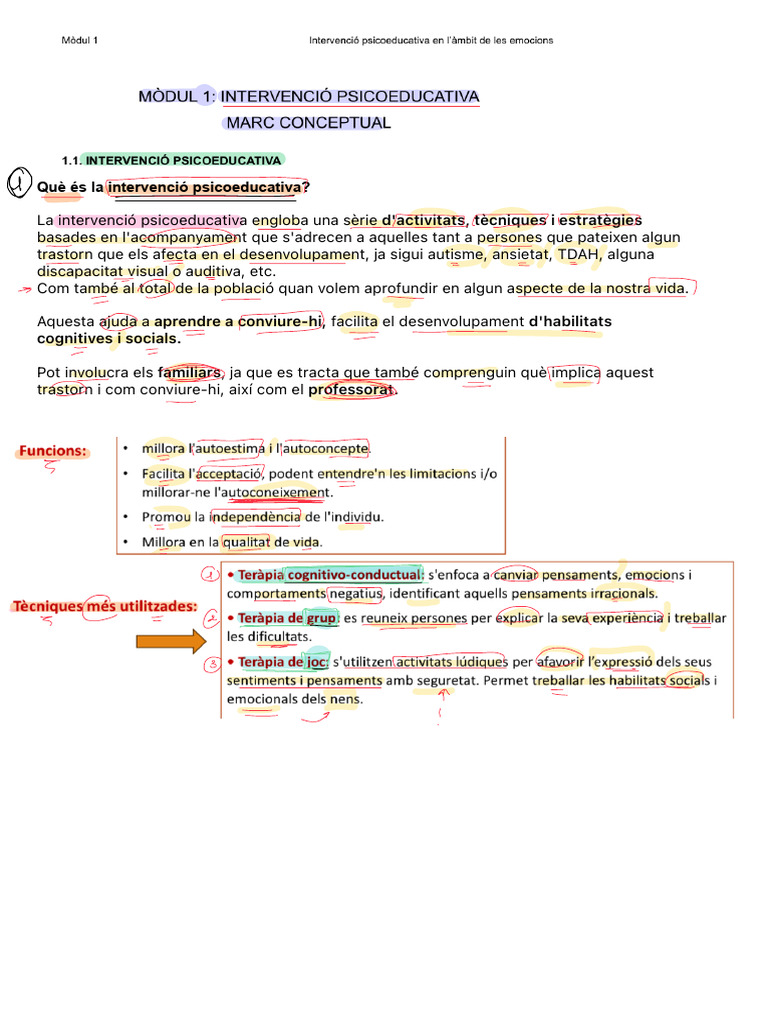 MODULS Inter Emocions | PDF