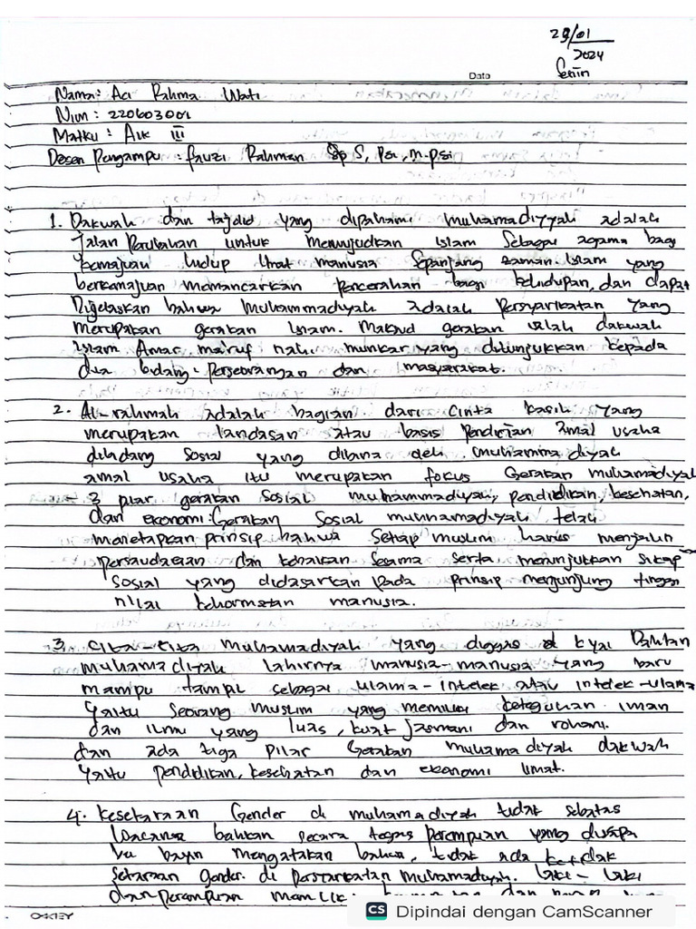 Uas Aik (Aci Rahmawati) | PDF