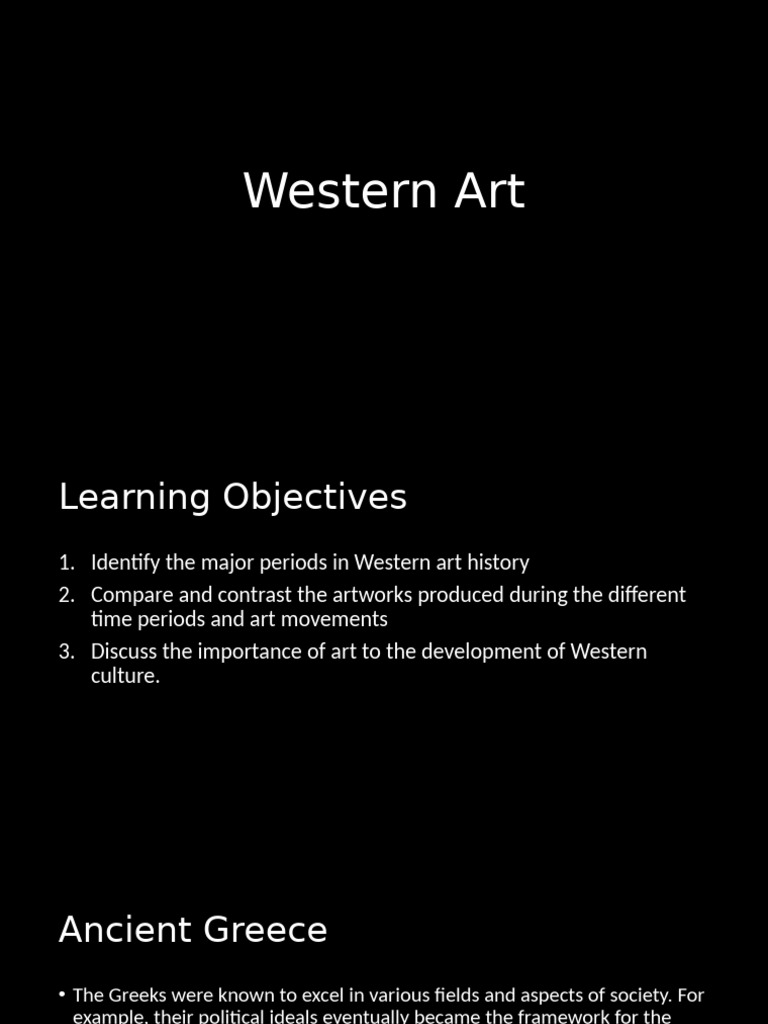 Overview of Western Art History | PDF | Baroque | Romanticism