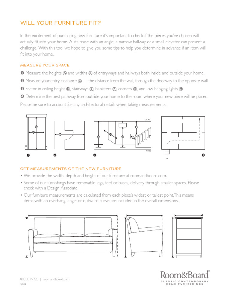 Furniture Fit Guide | PDF | Door | Stairs