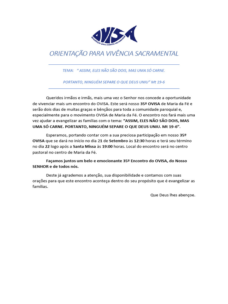 Carta Convite | PDF | Estilo de vida